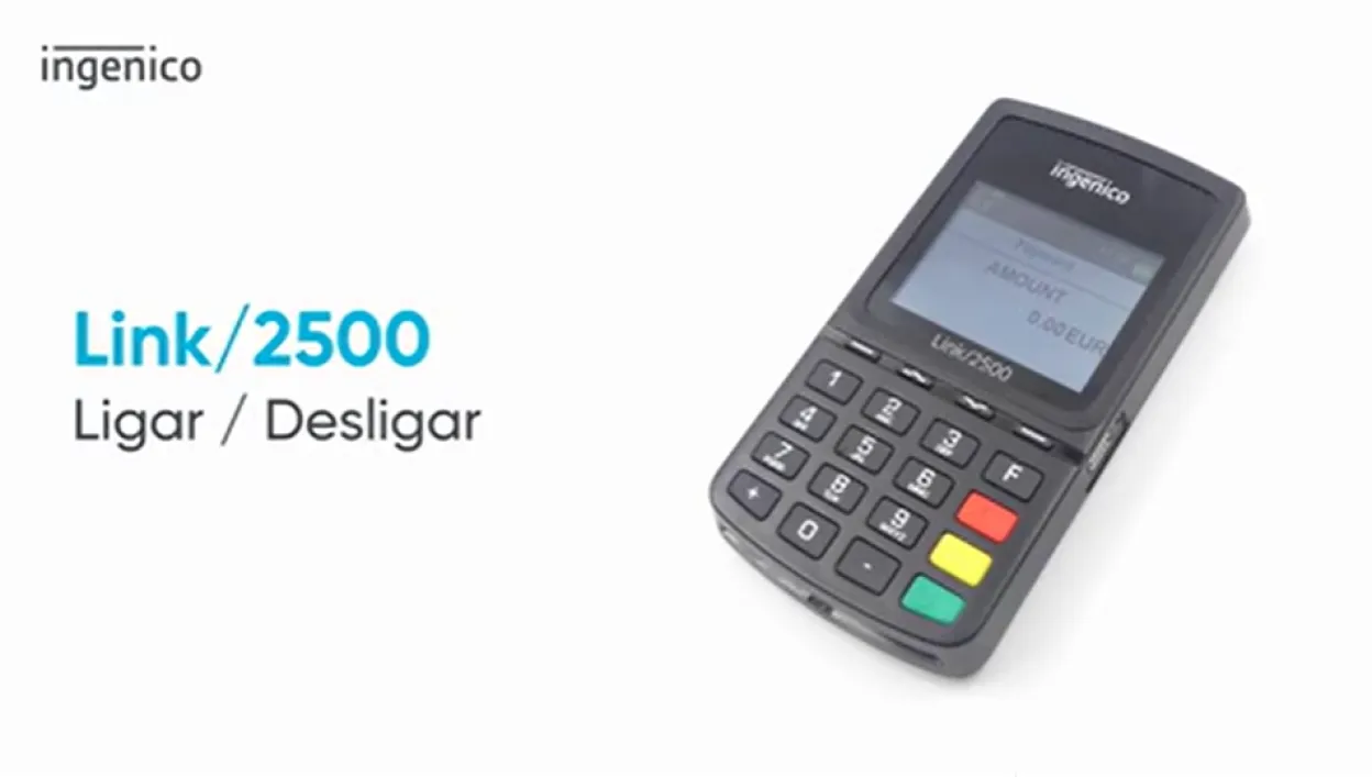 Ingenico | Link/2500 - Ligar/Desligar